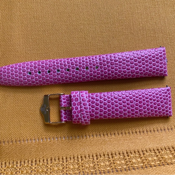 Accessories | Mackenzie Childs Pink Wrist Watch Band | Poshmark